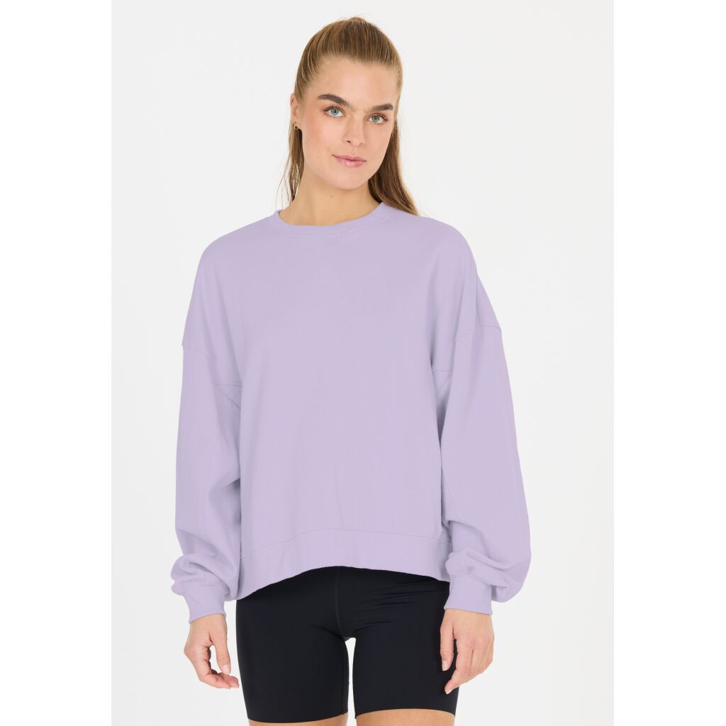 Athlecia Ranee Oversized Sweatshirt W Naisten Collegepaita Lila